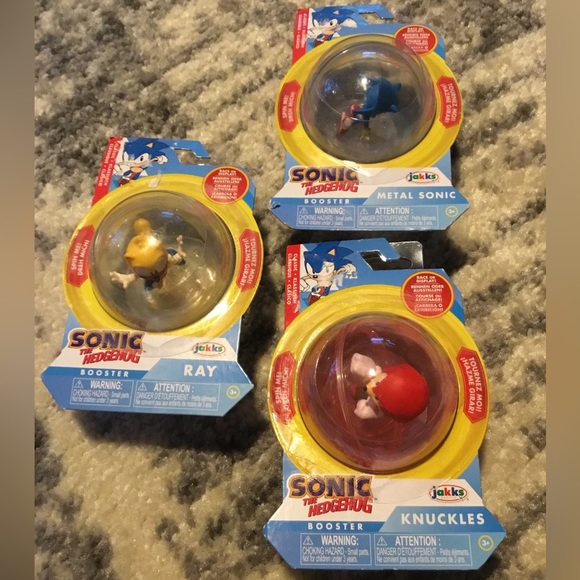 jakks | Toys | Sonic The Hedgehog Booster Sphere Lot Of 3 Ray Knuckles ...